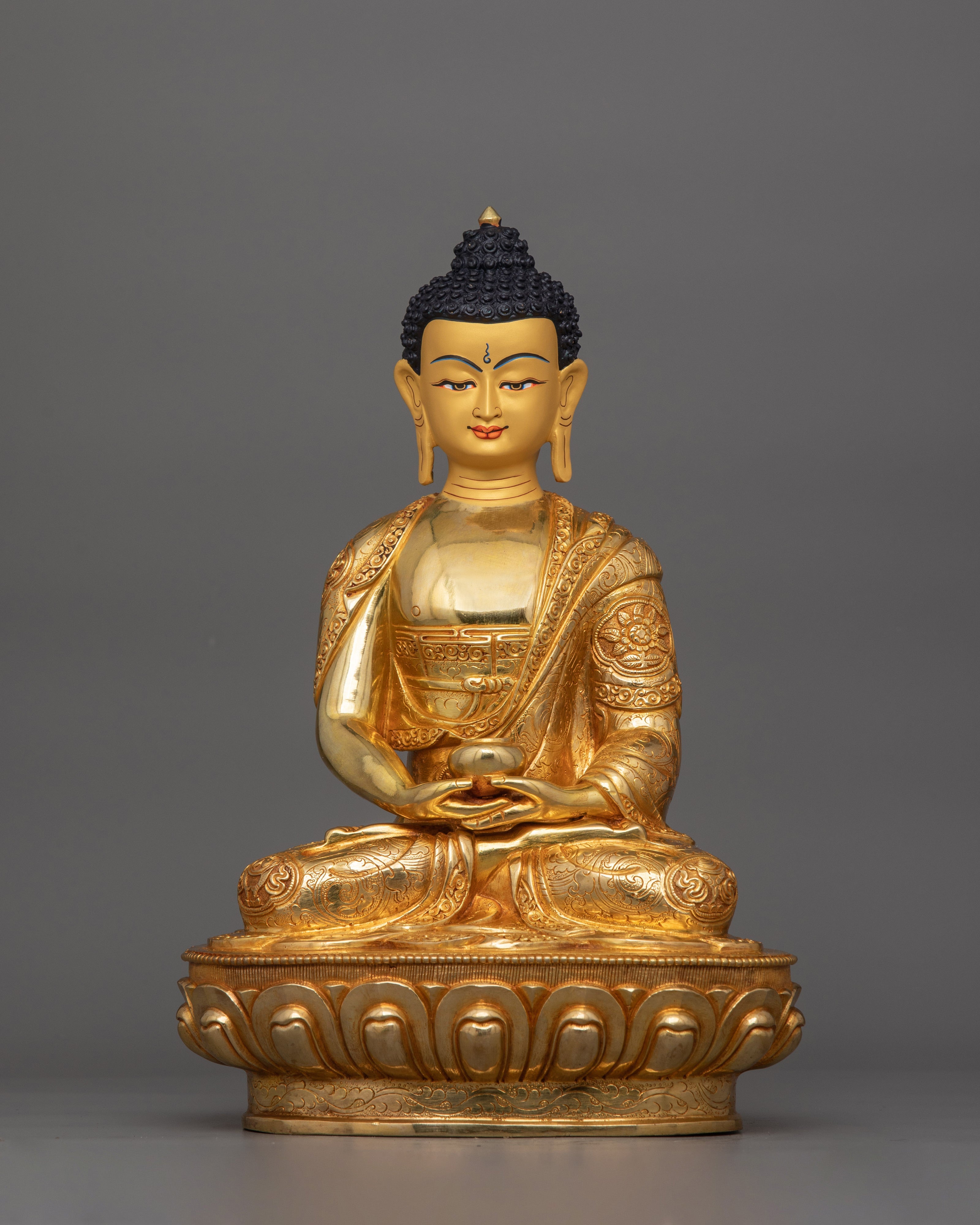 Hand-carved Amitabha Buddha Tibetan Deity | Buddha of Infinite Light S
