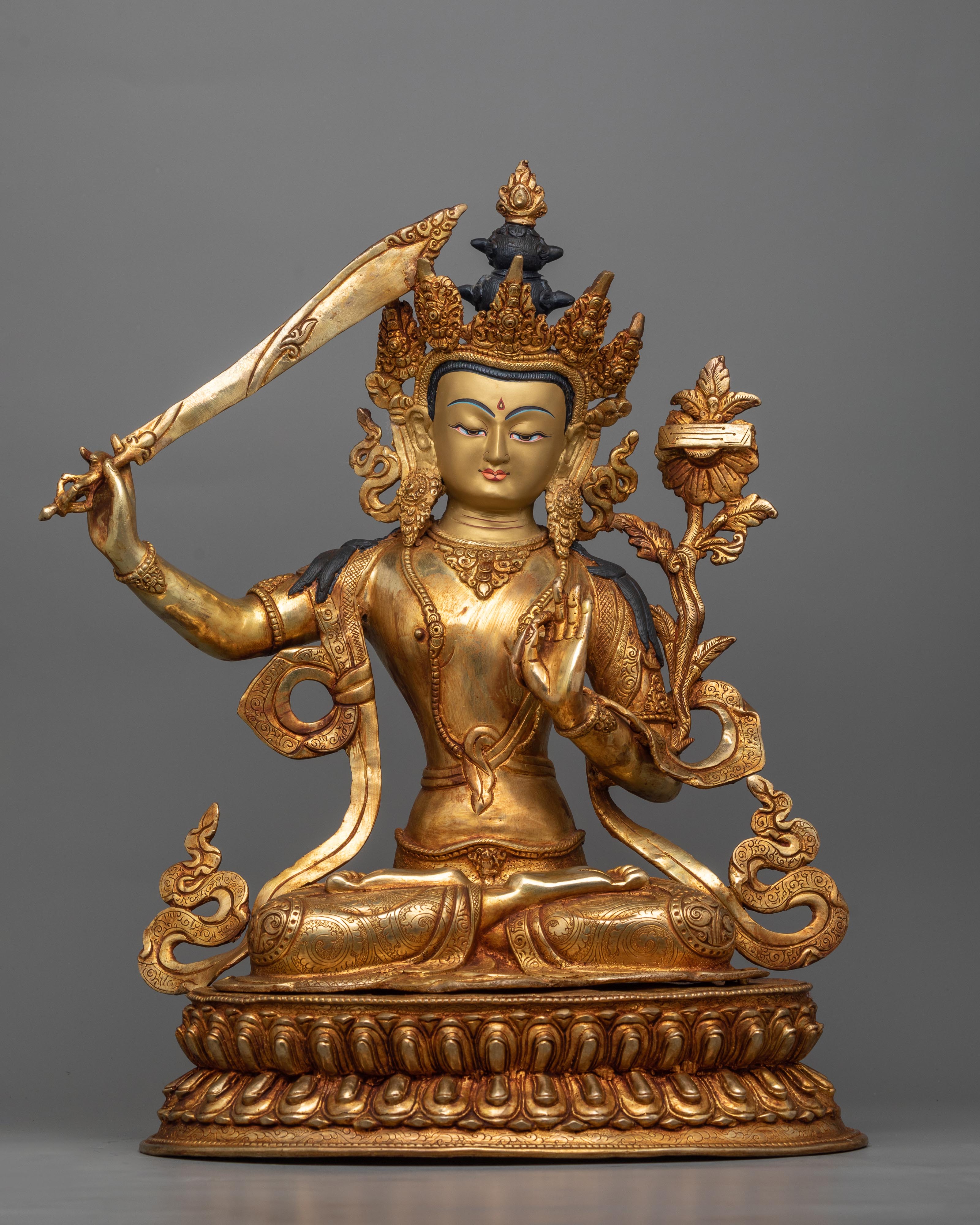 Wisdom Buddha Manjushri Statue | Illuminate Your Path with the Enlight