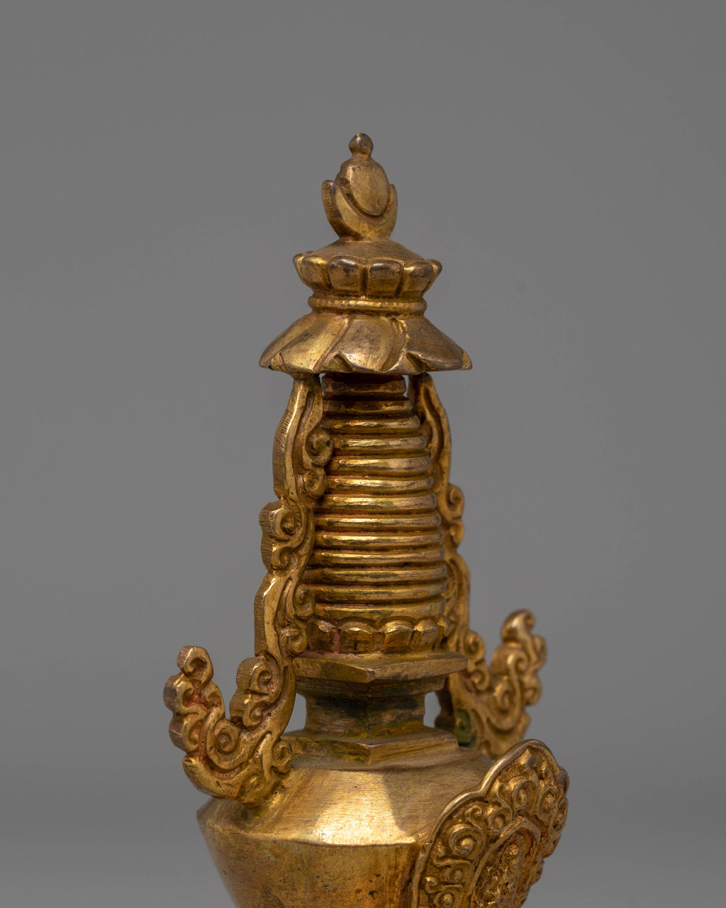 Copper Stupa For Ritual Use | Sacred Symbol of Enlightenment