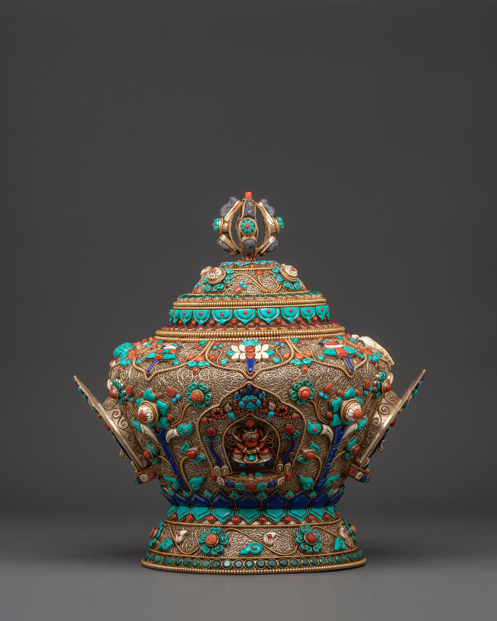 Himalayan Dhupur Rice Pot | Spiritual Altar Decor for Rituals
