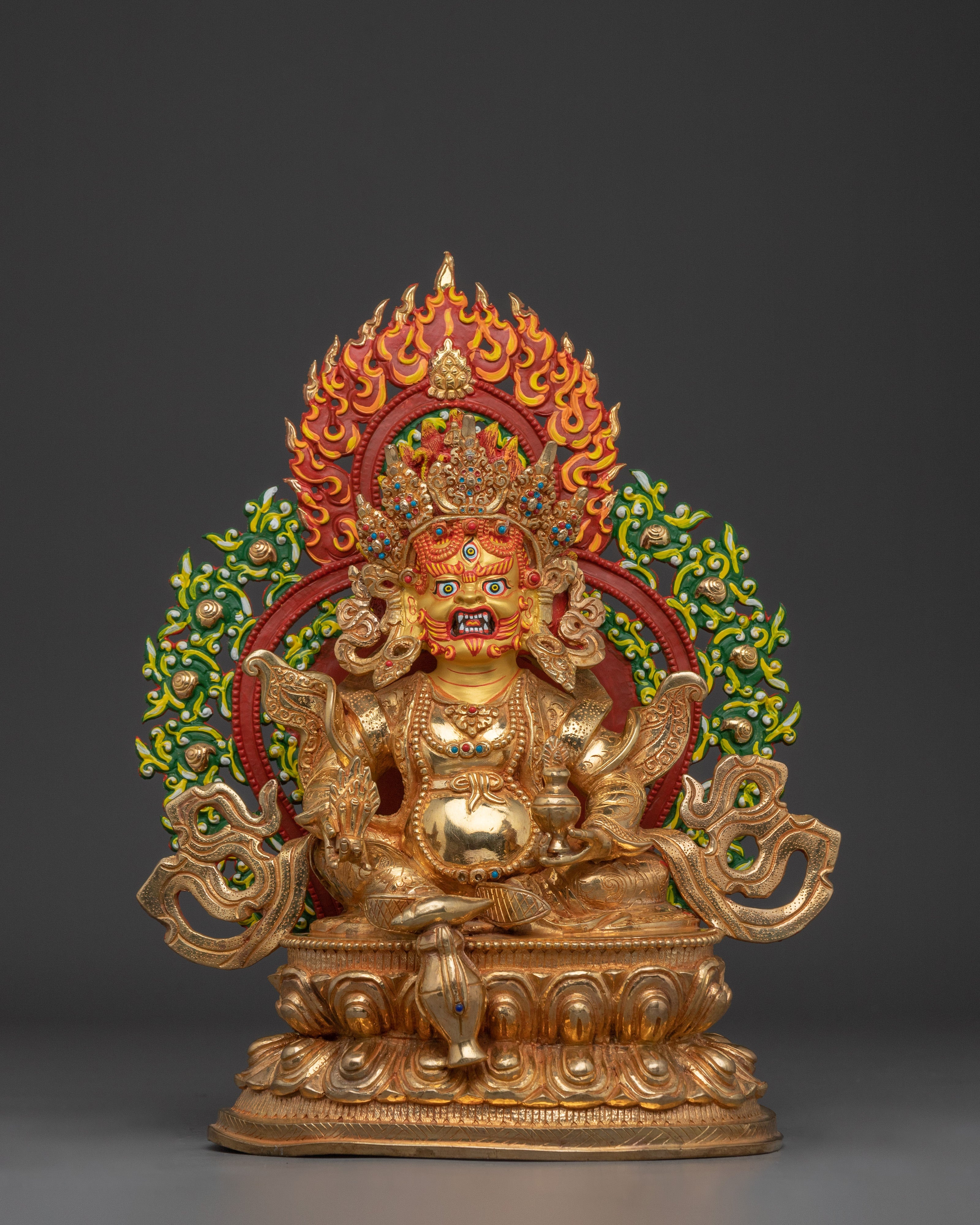 Dzambhala – Embodiment of Prosperity Statue | Tibetan Wealth Deity