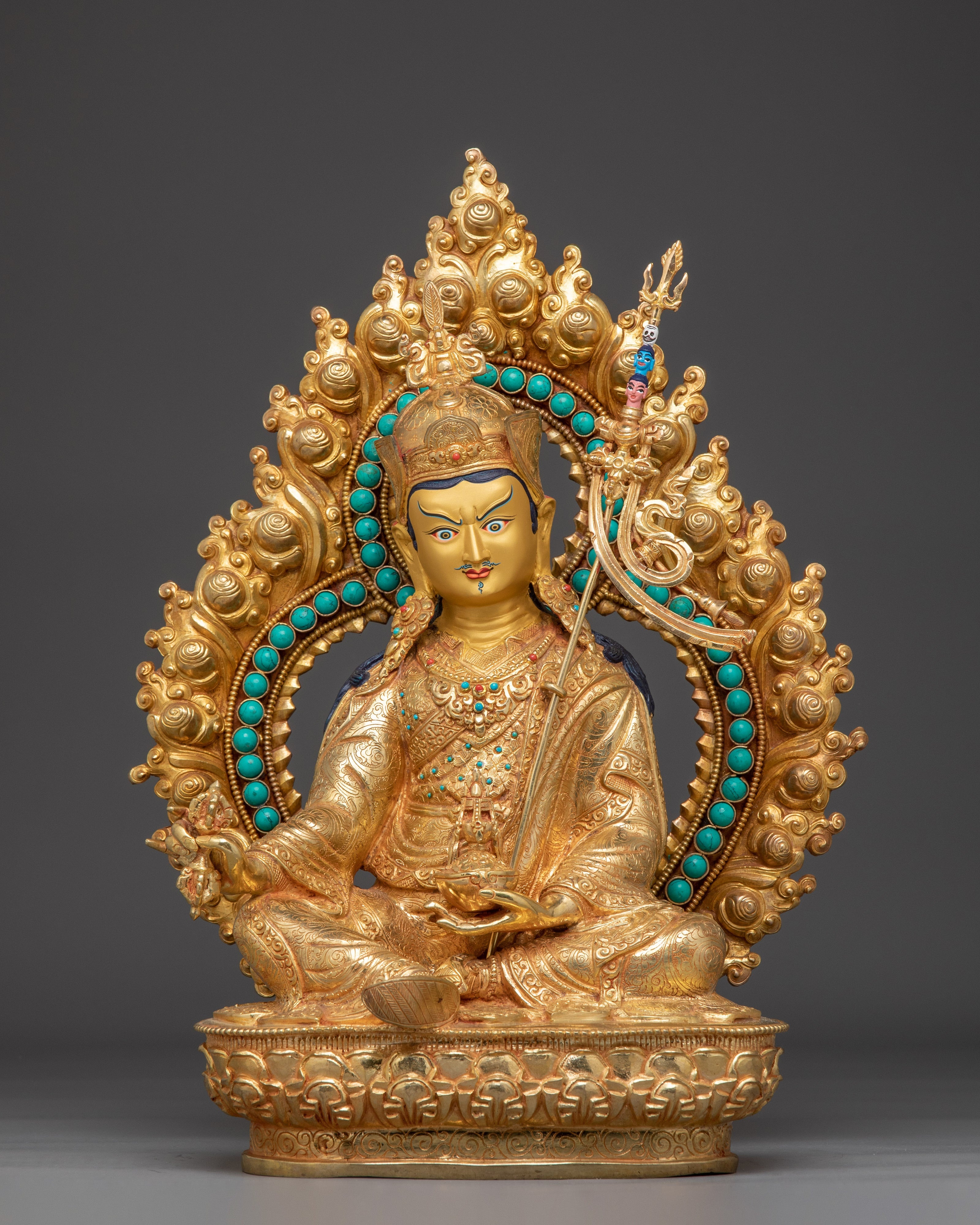 Traditional Himalayan Art of Guru Rinpoche | Tibetan Tantric Master