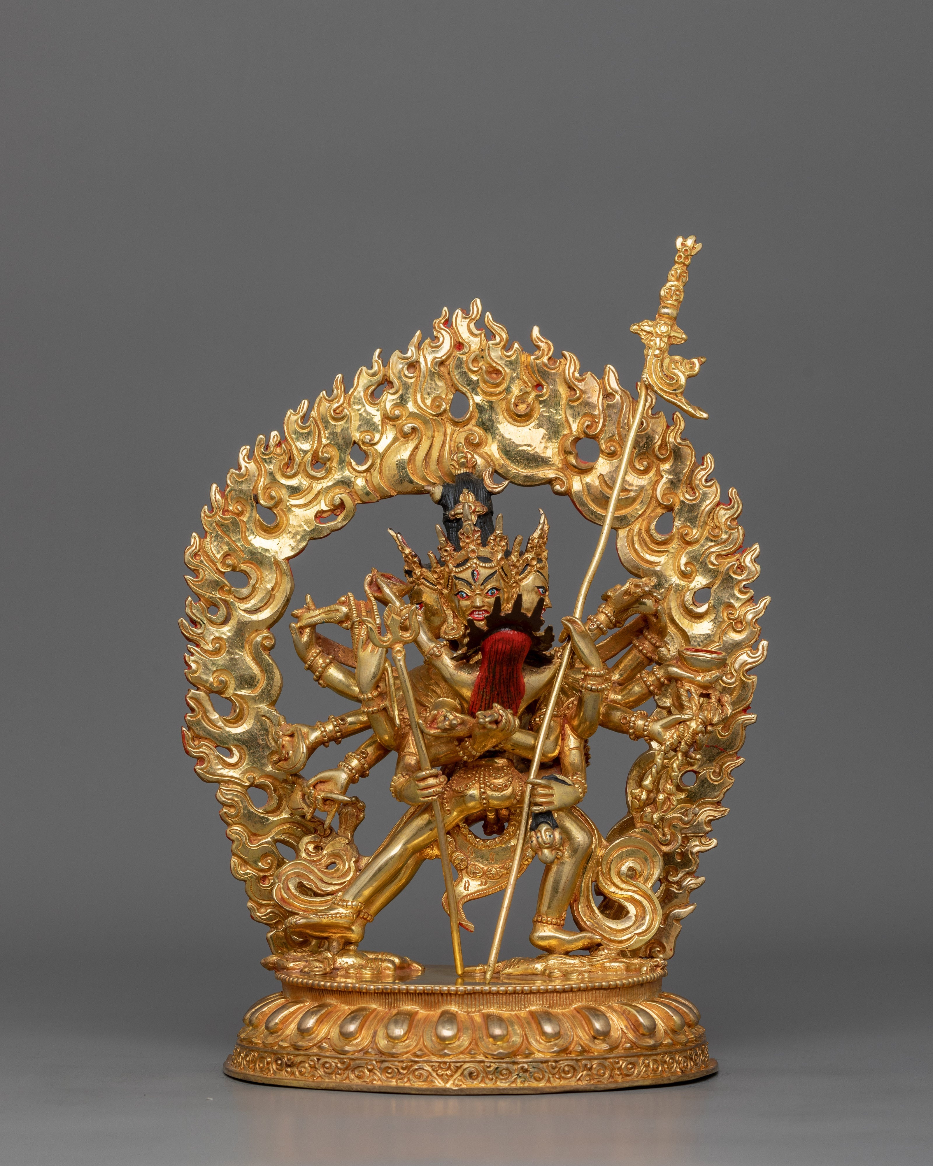 Tibetan Tantric Buddhism Chakrasamvara Sculpture | Symbol of Divine Un