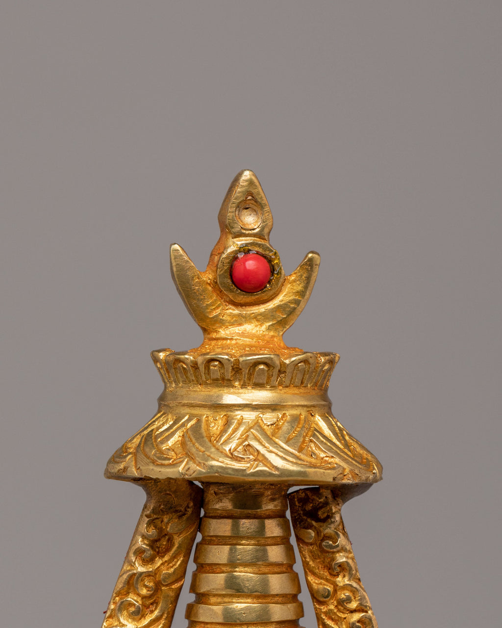 Traditional Stupa Of Many Doors | Handcrafted Tibetan Buddhist Shrine