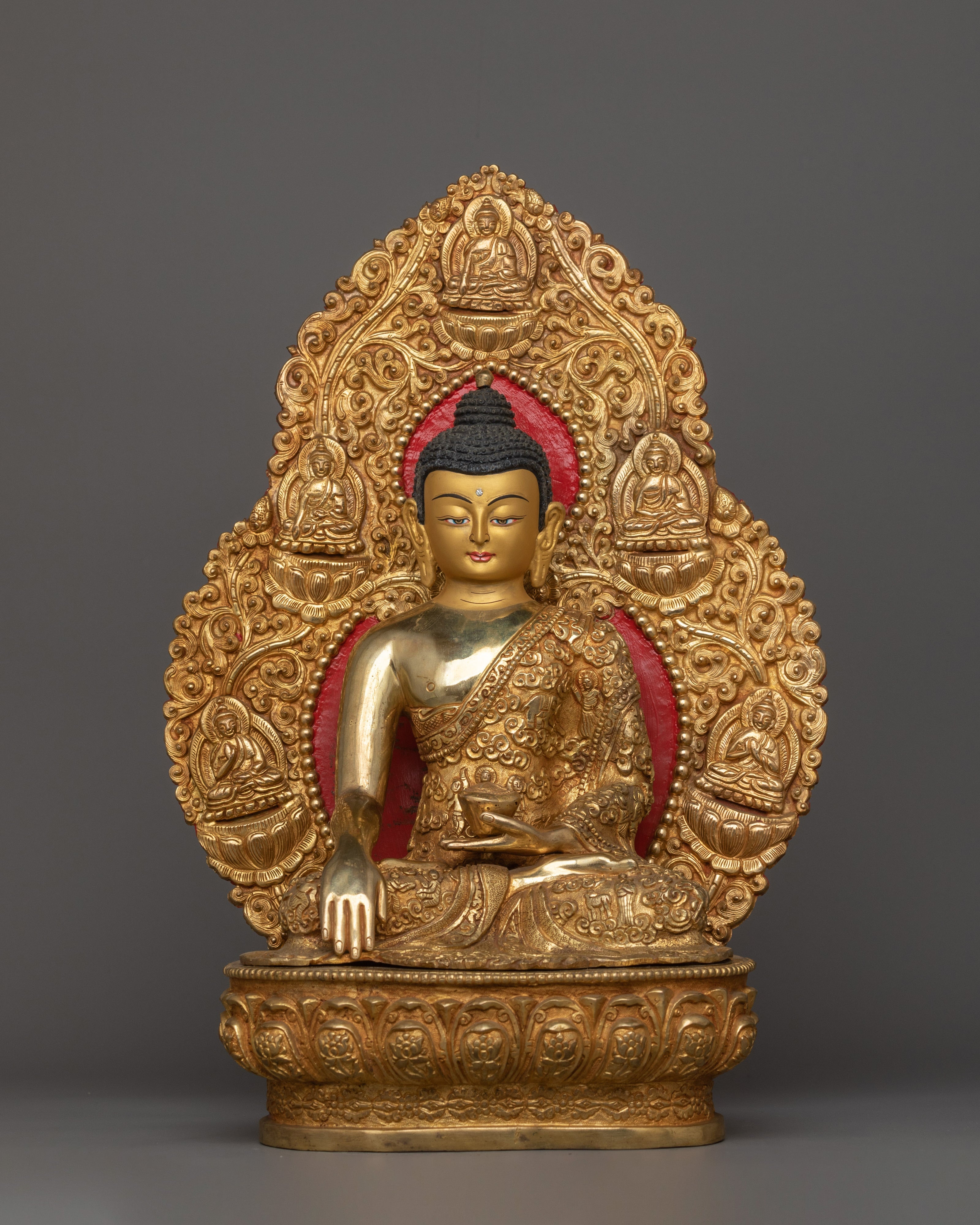 Golden Shakyamuni Buddha Statue | Also known as the First Buddha