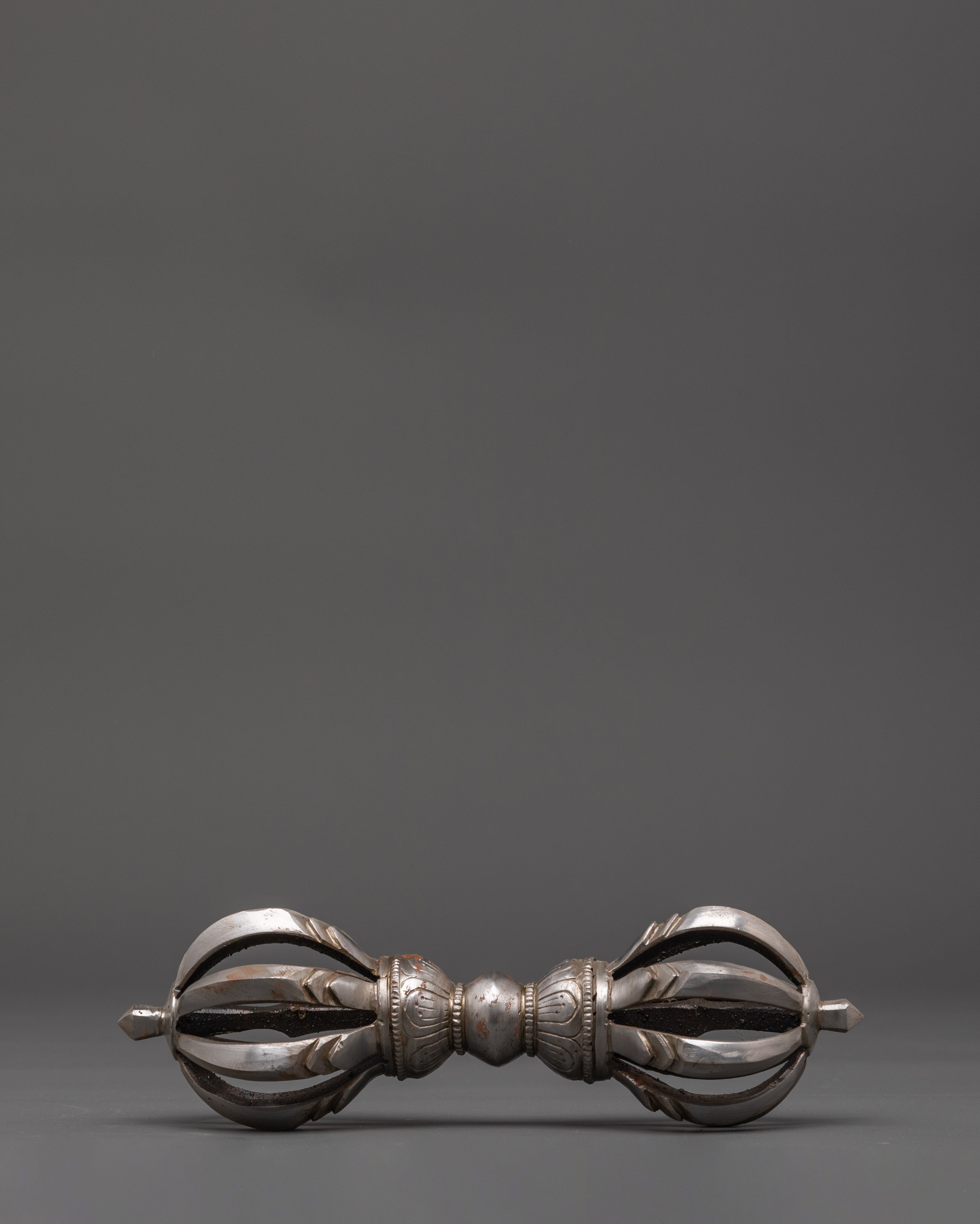 Traditional Handmade Vajra | Iron Body Ritual Tool for Spiritual ...