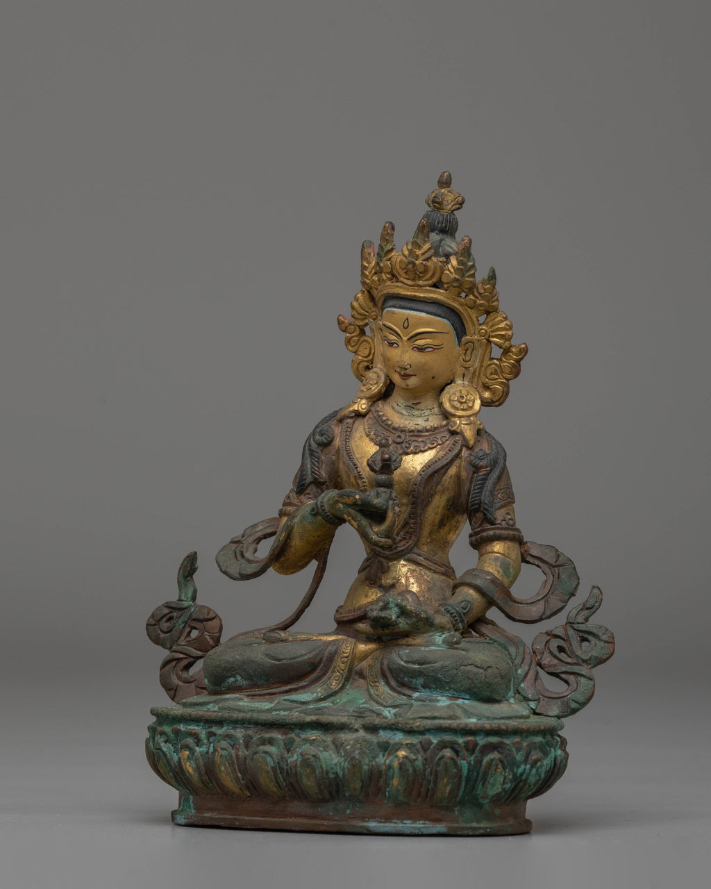 Copper Vajrasattva Sacred Statue | Handcrafted Spiritual Art