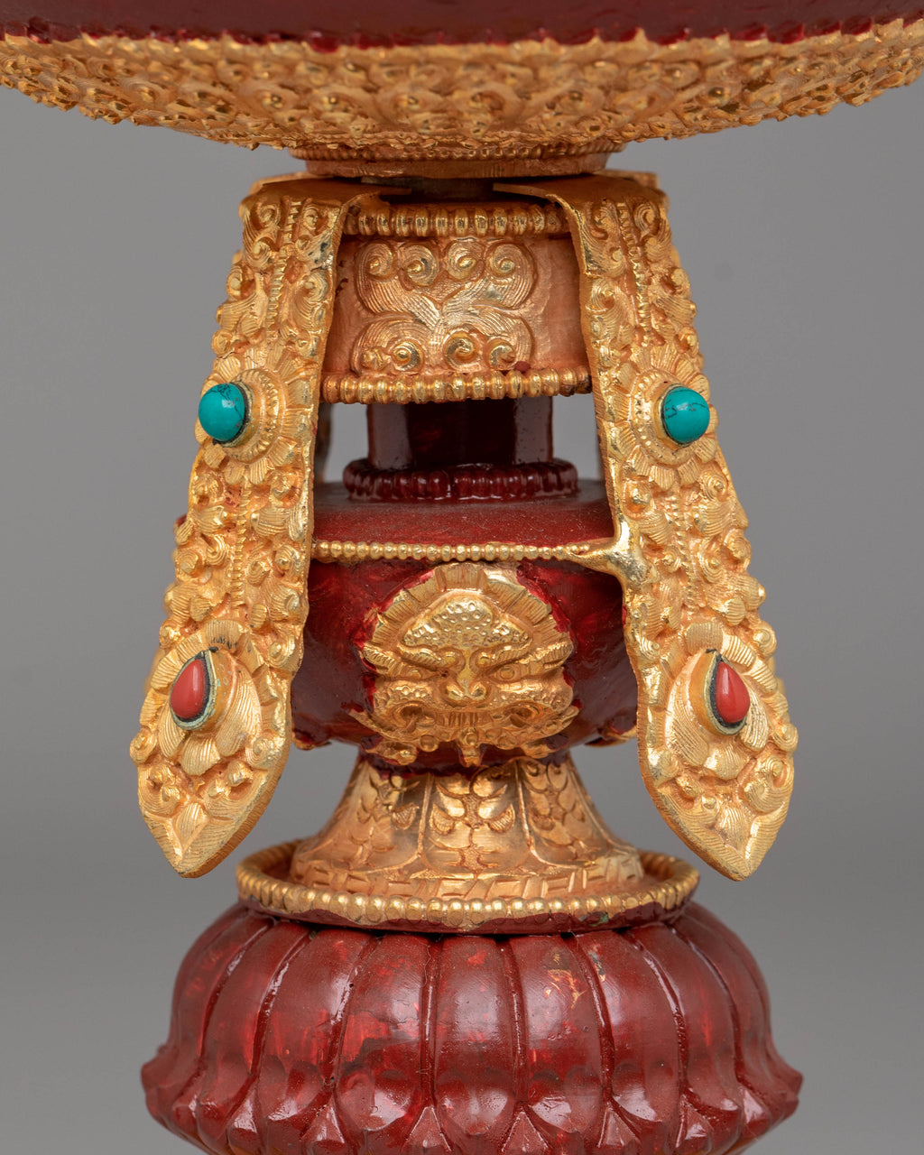 Tibetan Butter Lamp for Rituals | Handcrafted Sacred Offering Lamps