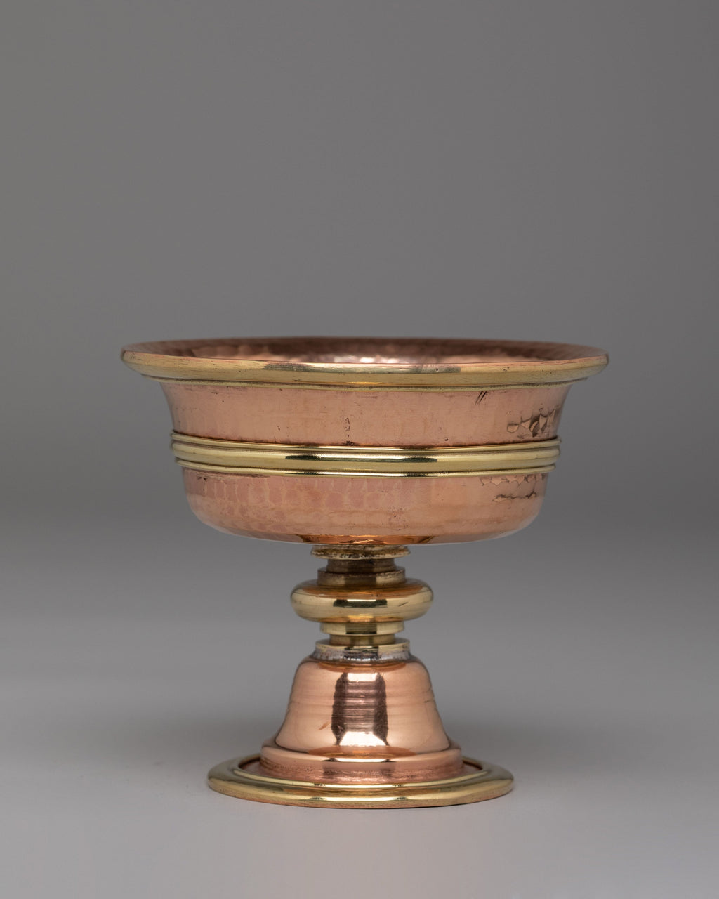 Butter Lamp Set For Spiritual Practice | Copper & Brass Butter Lamps