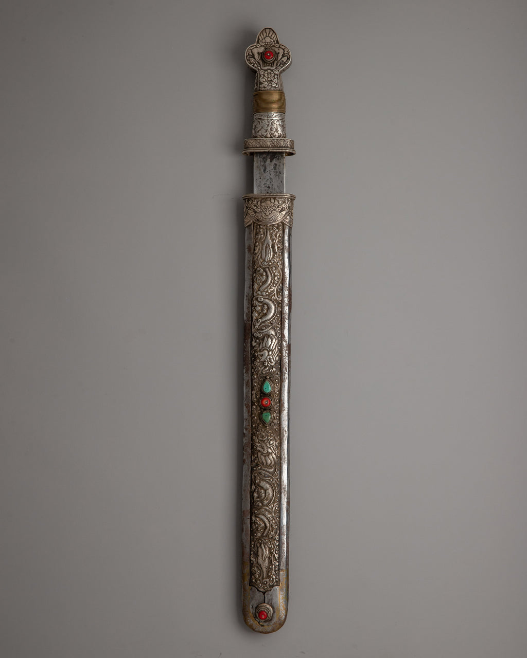 A Vintage Buddhist Ritual Sword for Spiritual Practices and Decor | A