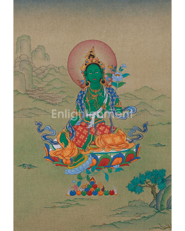 Tara Thangka for Vajrayana Practitioners | Enlightenment Tara ...