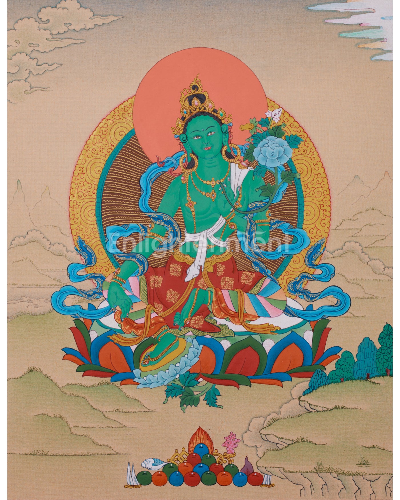 Authentic Tara Thangka Collection – Green Tara, White Tara, Red Tara ...