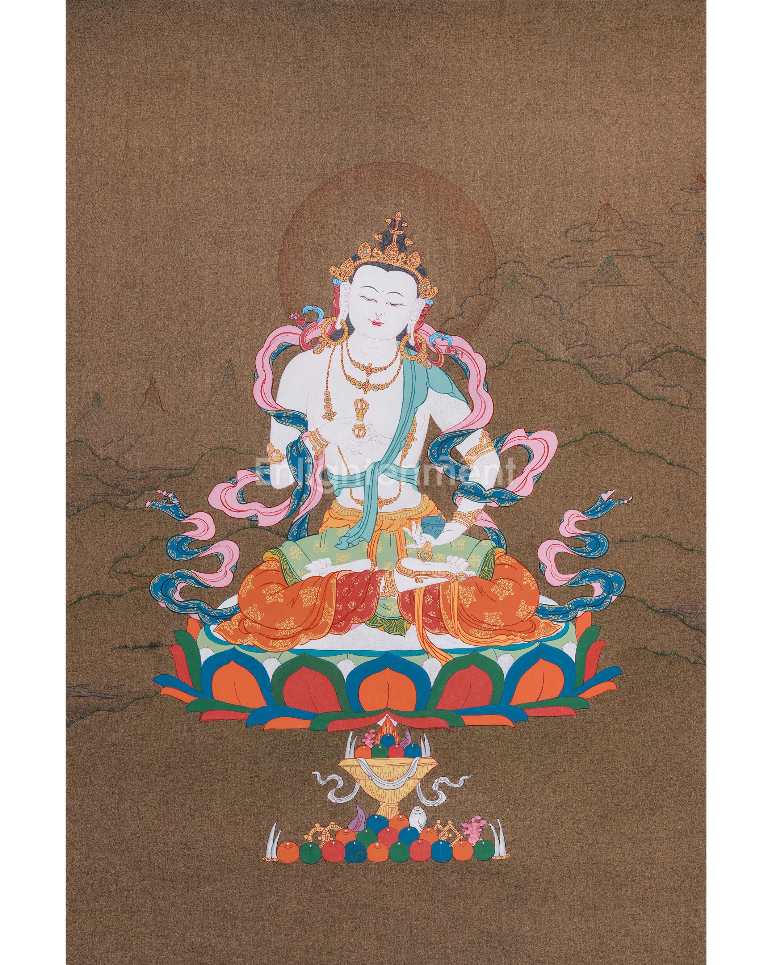 Tibetan Dorje Sempa Painting | Buddha of Purification | Cleansing of N