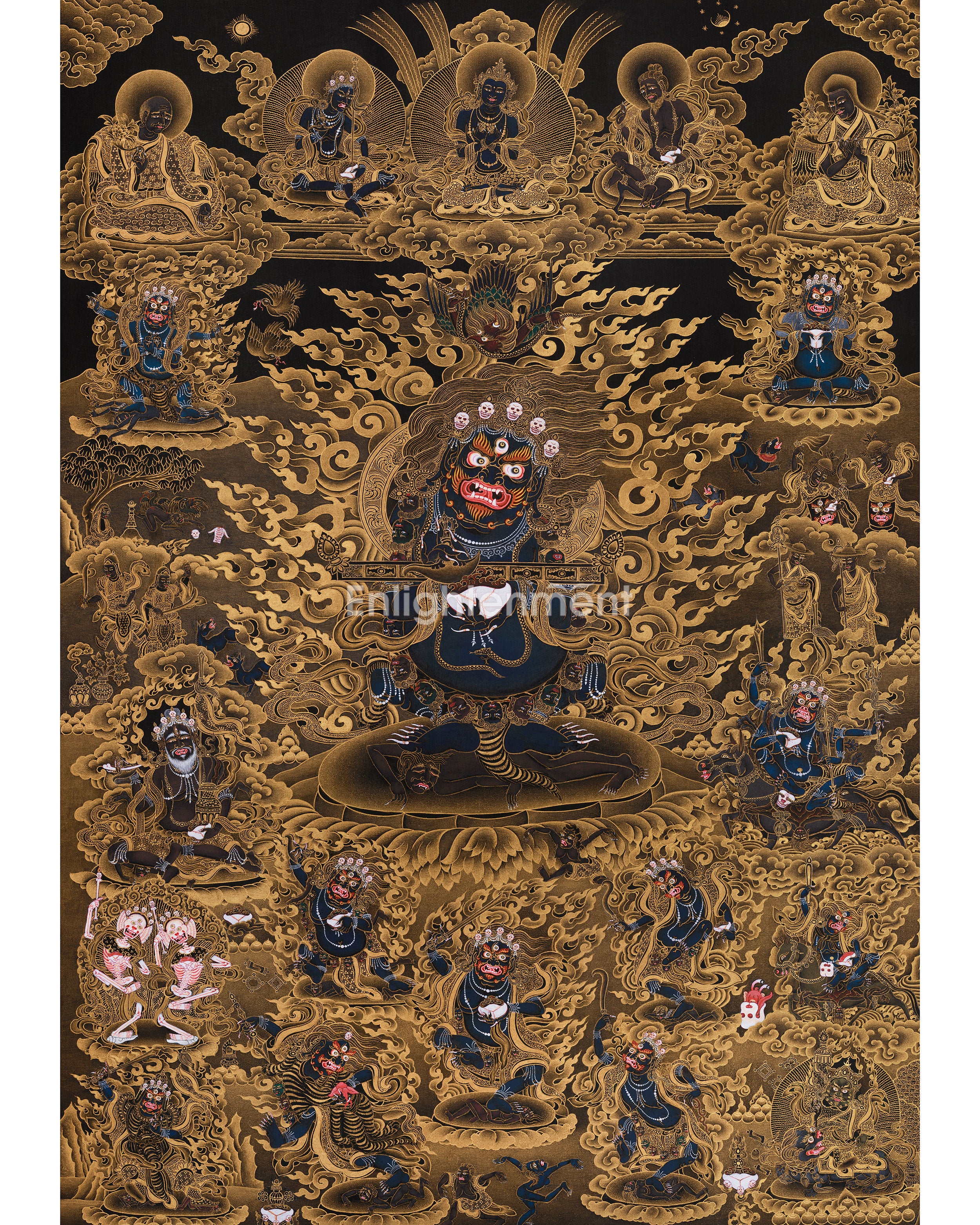 Mahakala Thangka Collection | Wrathful Buddhist Protectors of Vajrayana