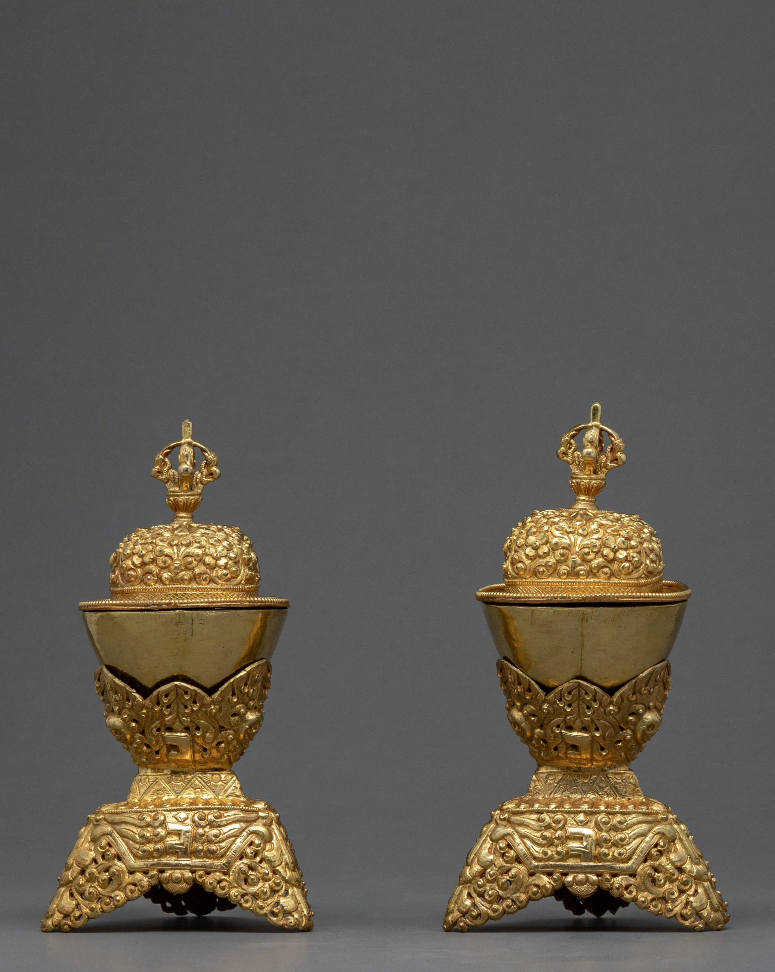 Buddhist Ritual Bowl | 7.8" Tibetan Skull Cup | Ritual Objects