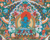 Sakya Refuge Tree | Vajradhara lineage | Tibetan Thangka Painting ...