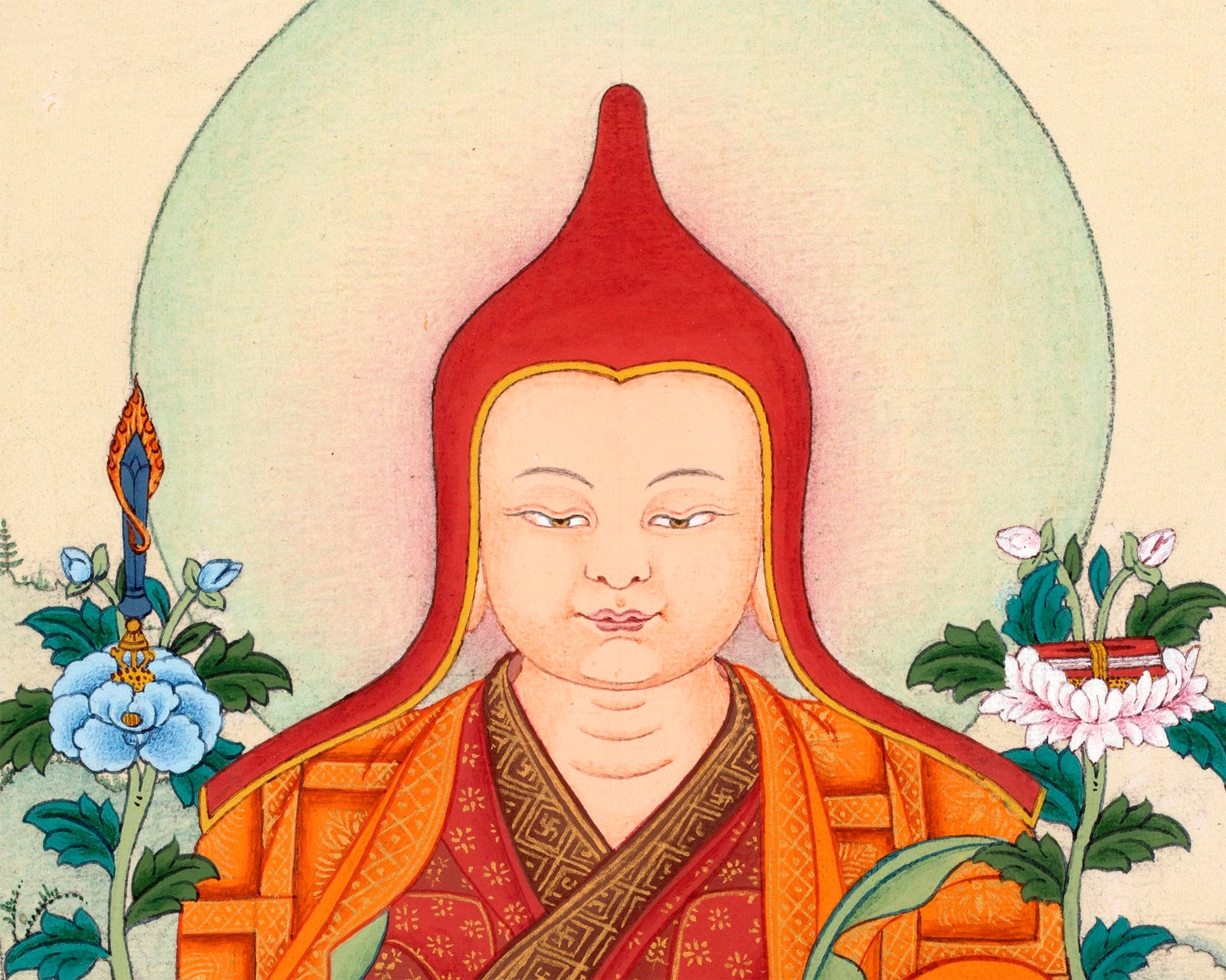 Longchenpa | Traditional Tibetan Thangka