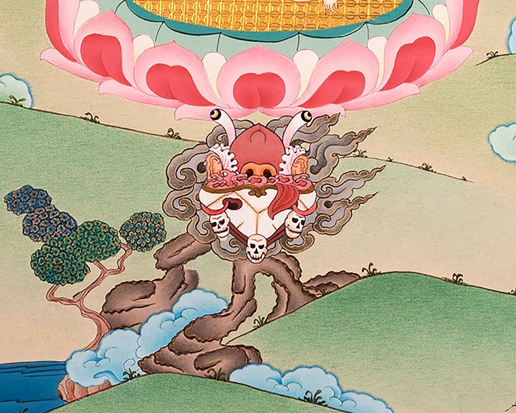 Troma Nagmo Sadhana Thangka | Tibetan Dakini Art On Cotton Canvas