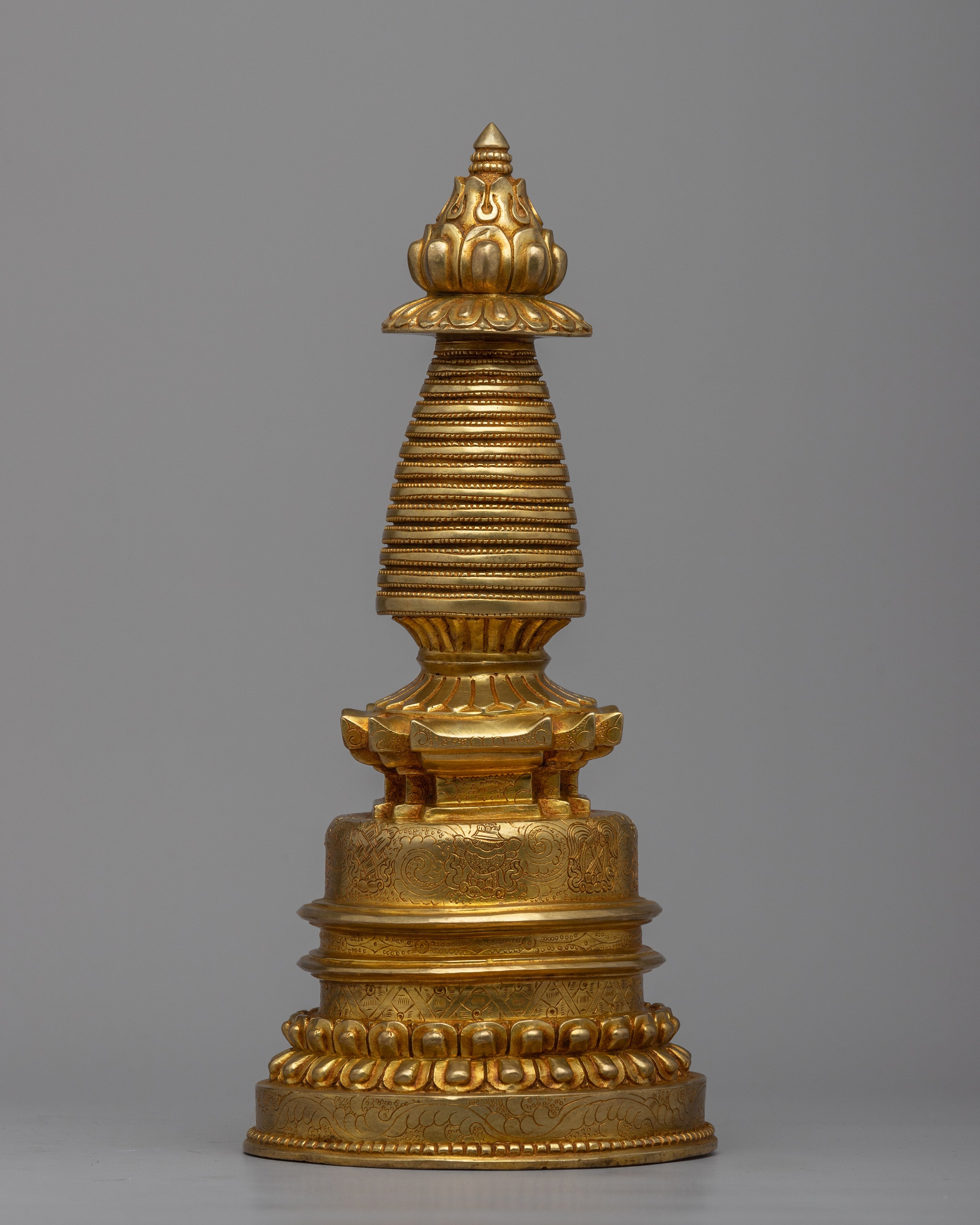 Buddhist Shrine Stupa | Tibetan Copper Sotoba