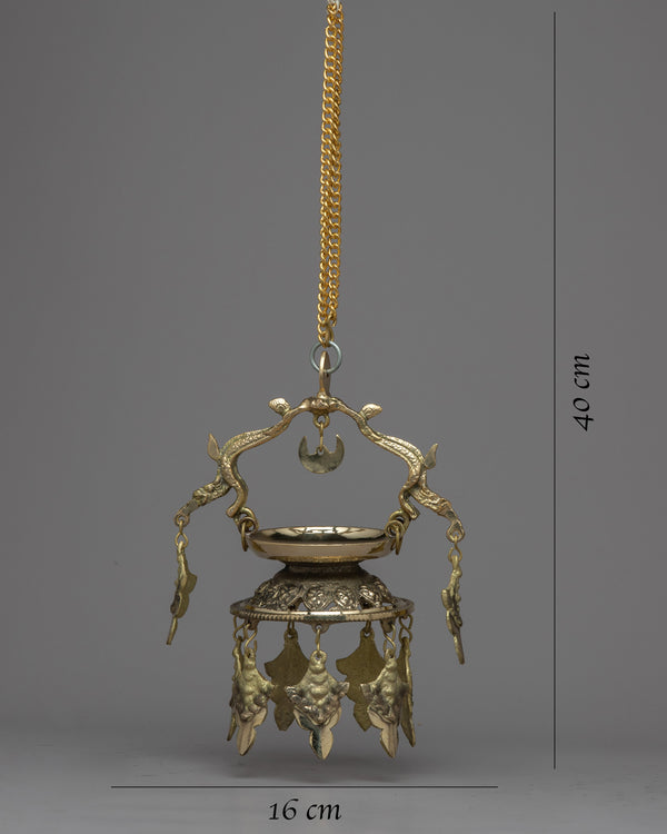 Tibetan Hanging Butter Lamp | Luxurious Lamp for Harmonious Spaces
