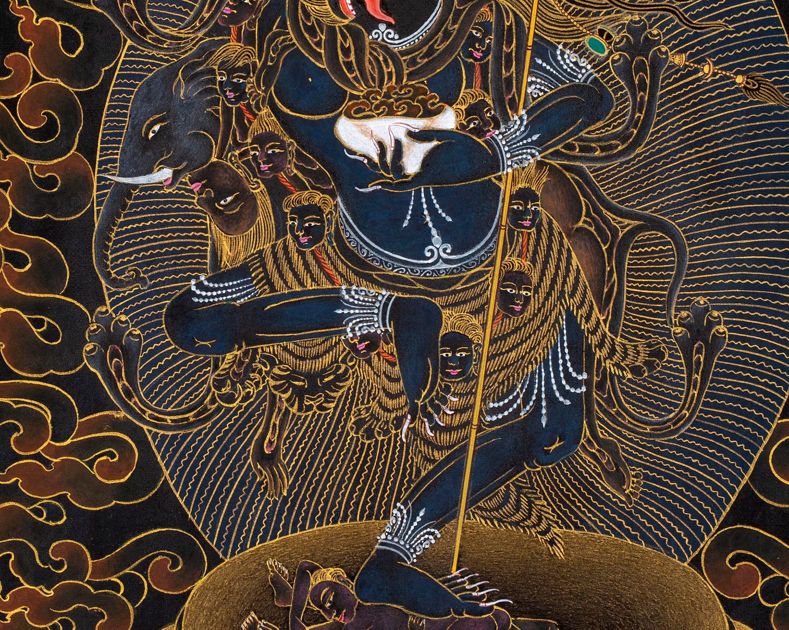 Simhamukha Thangka | Simhamukha Thangka | Lion Head Dakini Painting