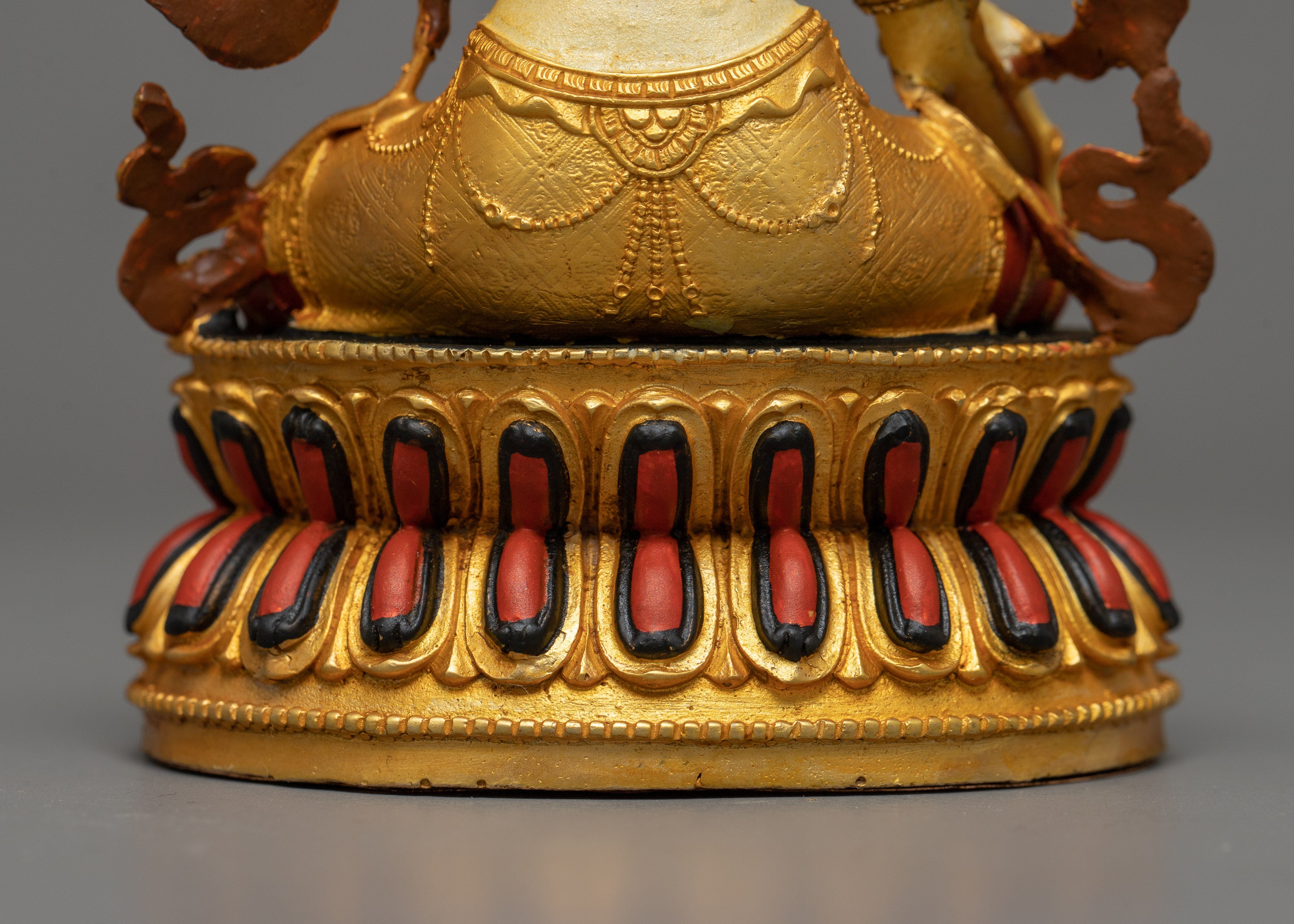 Copper Sita Tara Statue | Machine Made Spiritual Practice White Tara S ...