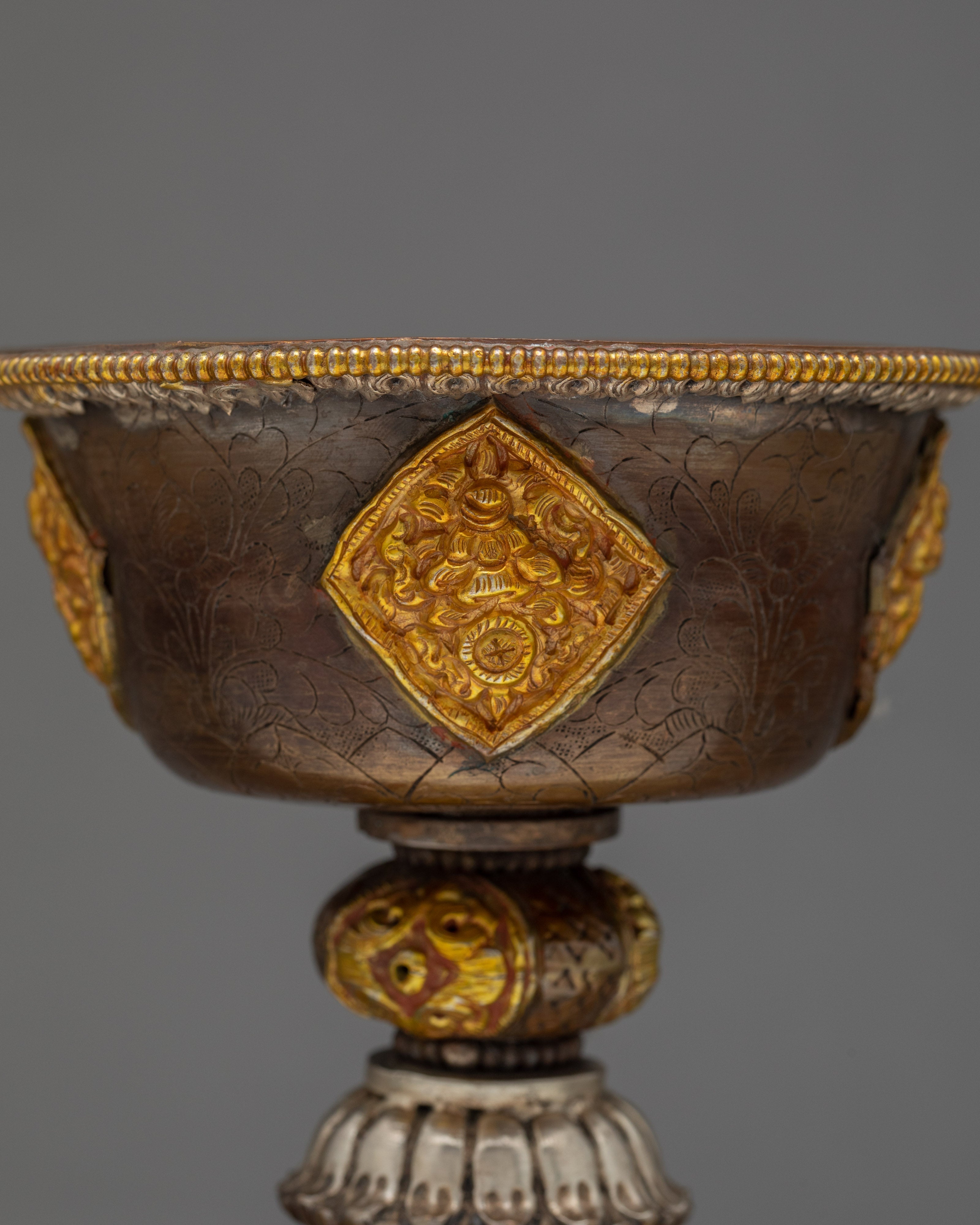Tibetan Butter Lamp | Offering Lamps | Buddhist Ritual Items | Himalay
