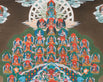 Sakya Refuge Tree | Vajradhara lineage | Tibetan Thangka Painting ...