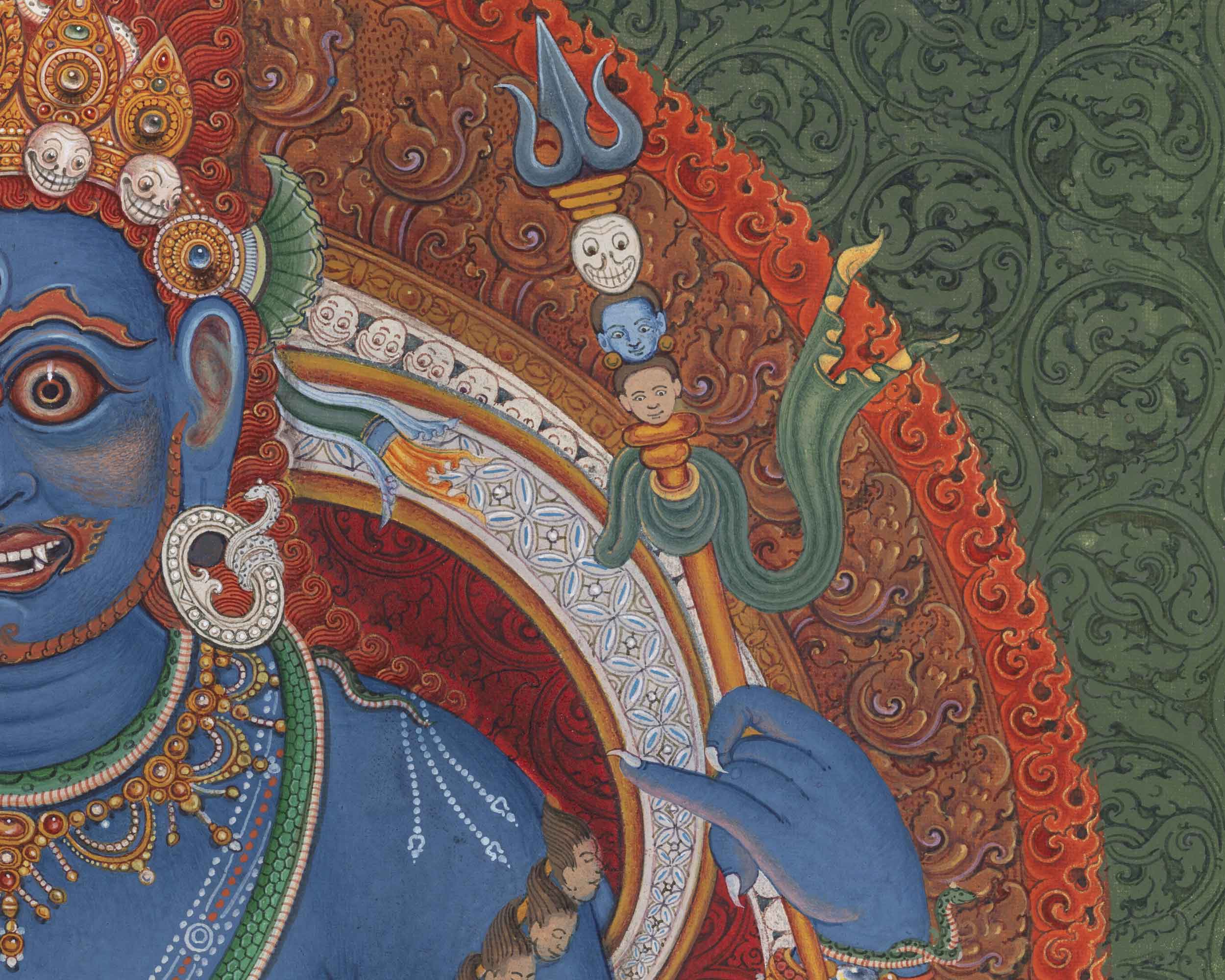 High-Quality Giclee Print For Mahakala Mantra Practice – Enlightenment ...