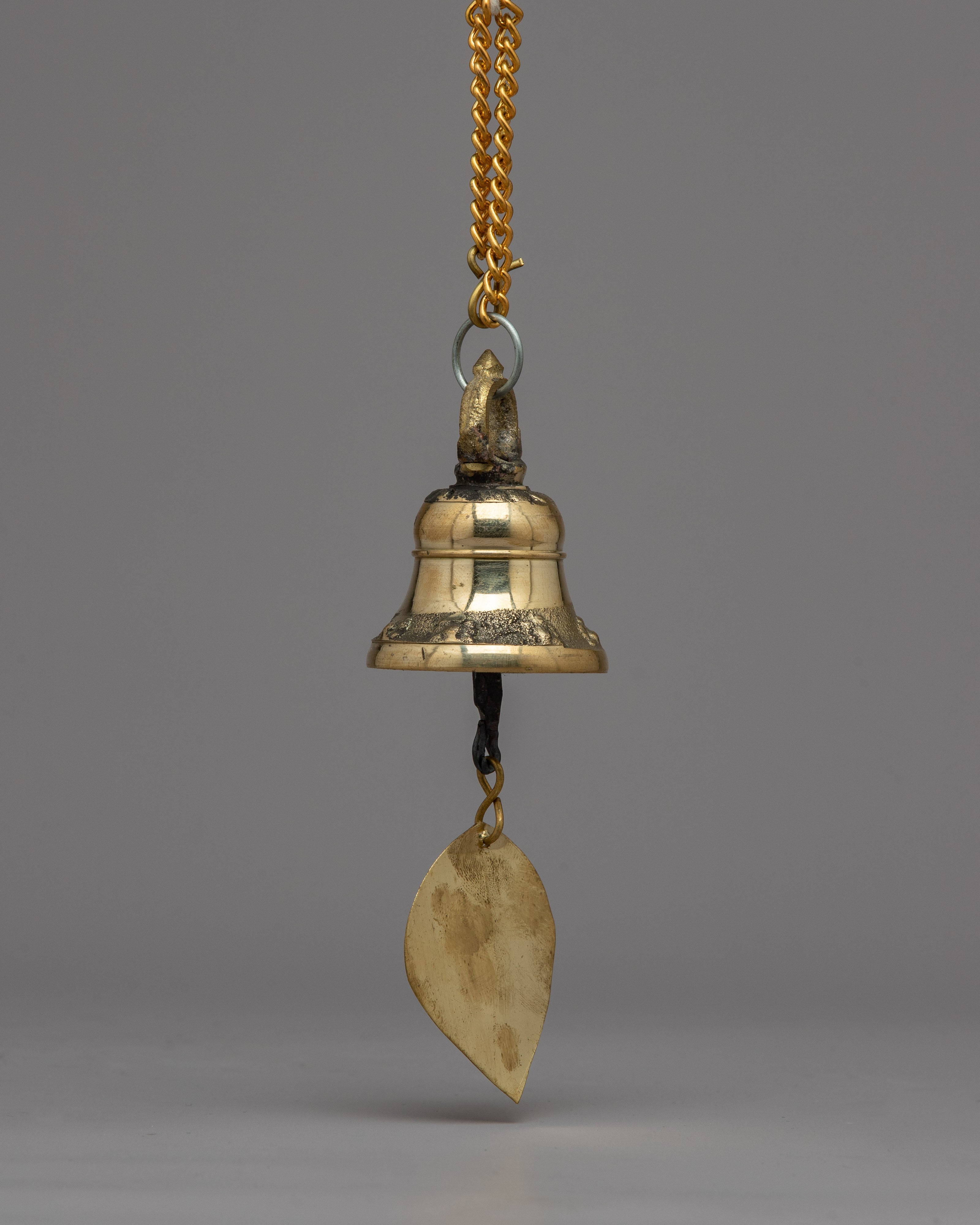 Brass Bell Hanging | Majestic Aura Bell with Exquisite Detailing for L