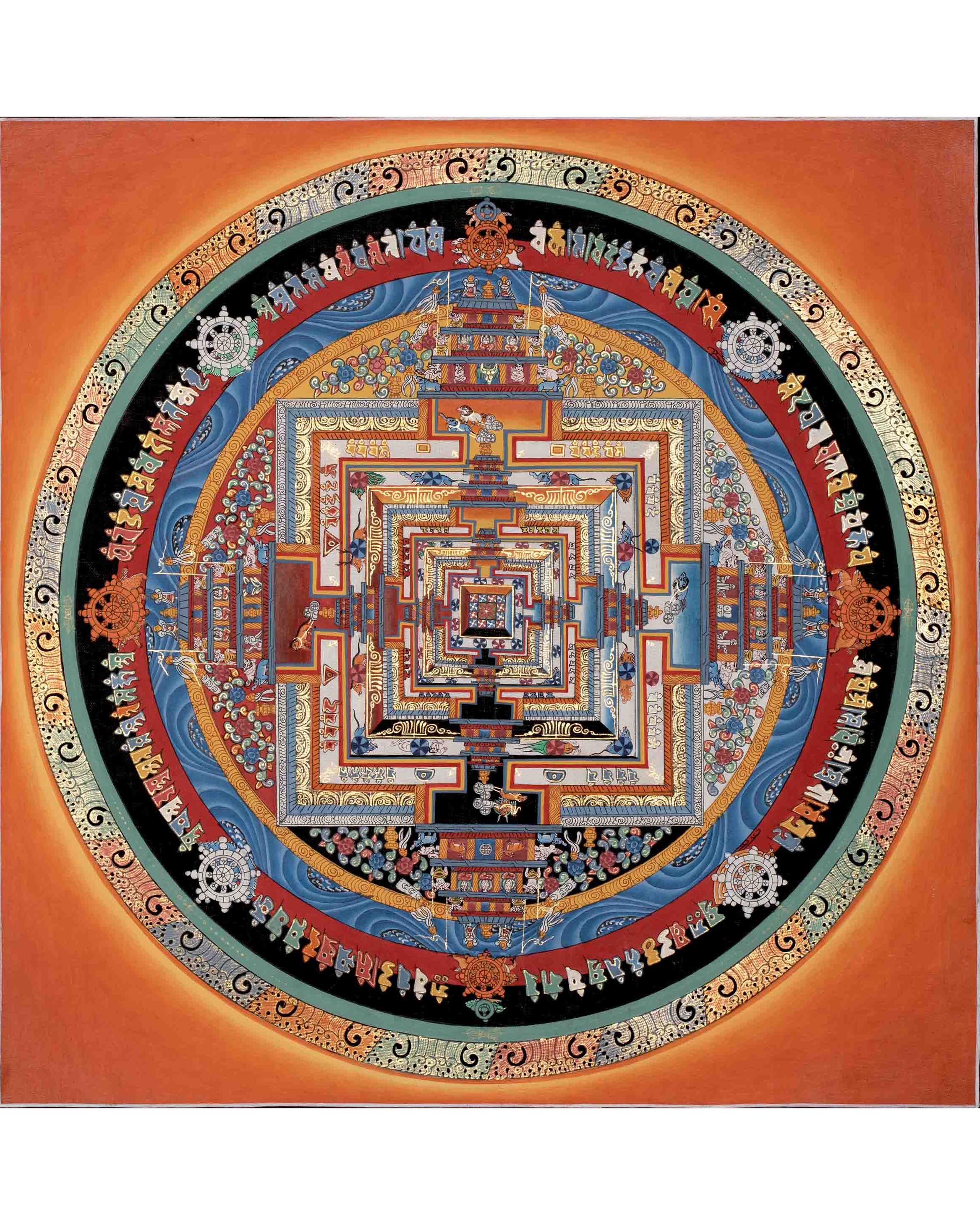 Original Hand Painted Kalachakra Mandala Thangka About Our Thangka ...