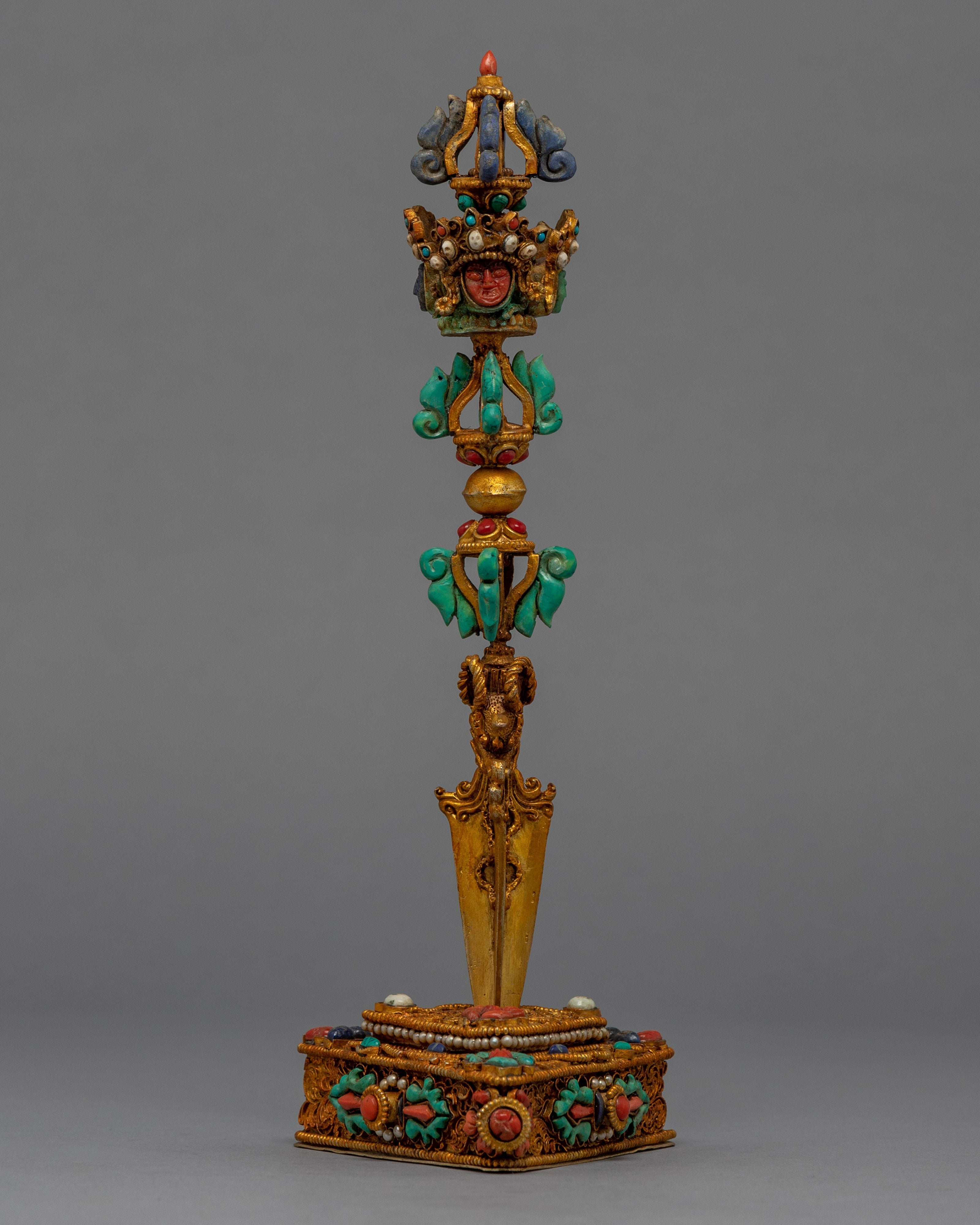 Phurba Tibetan for the Ritual Pupose | 24K Gold Plated