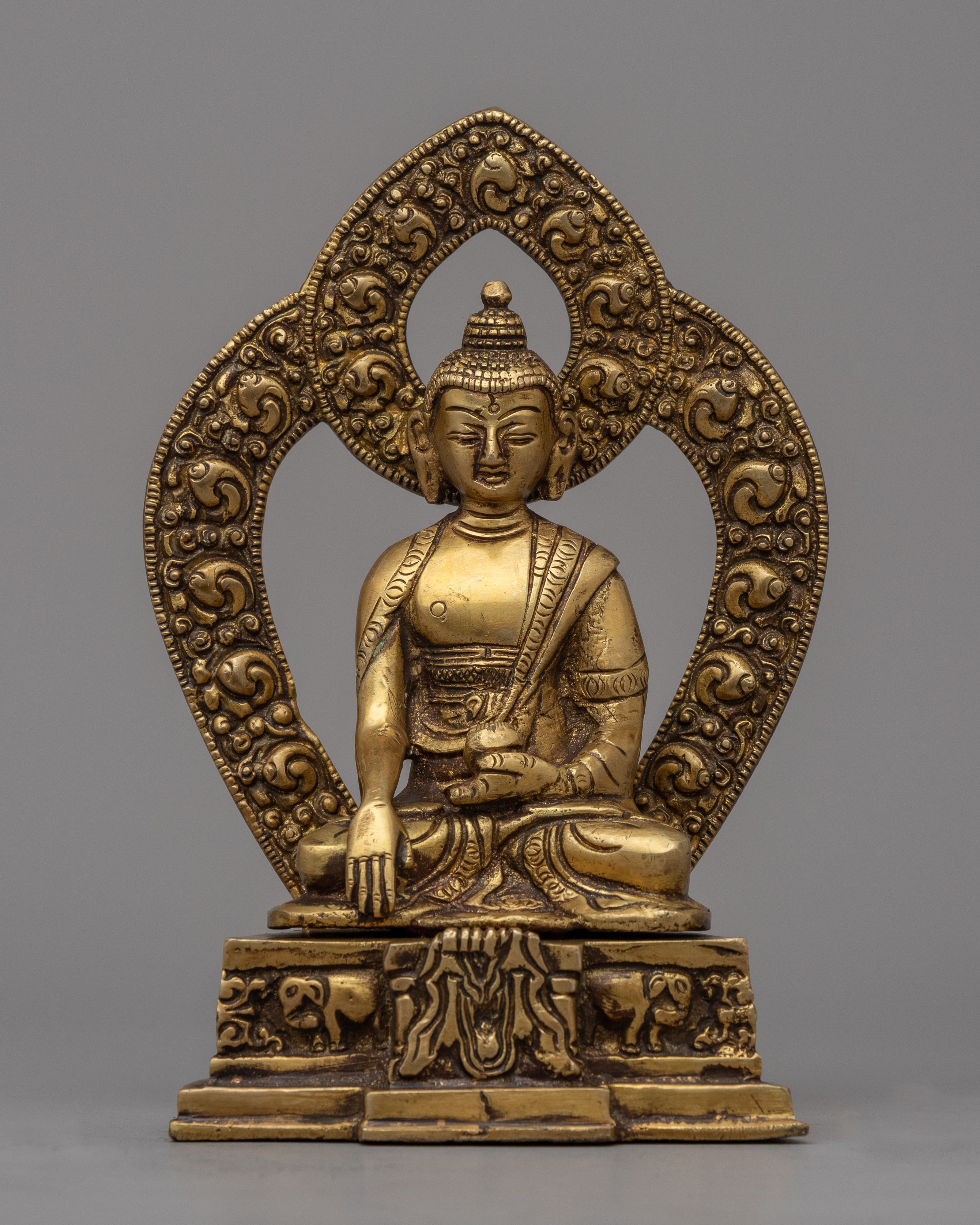 Shakyamuni Outdoor Buddha Statue | Traditional Himalayan Buddhist Artw