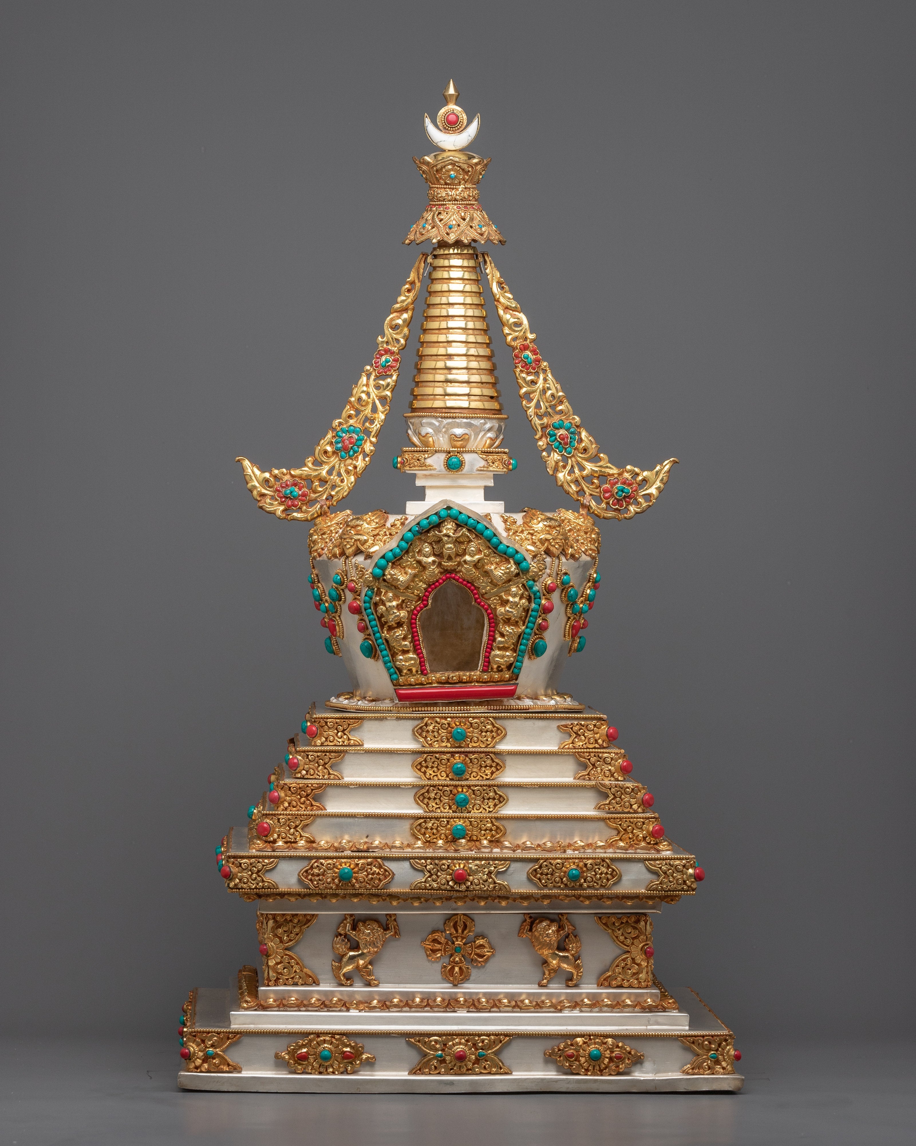 Dharmakaya Stupa | 24k Gold plated Stupa